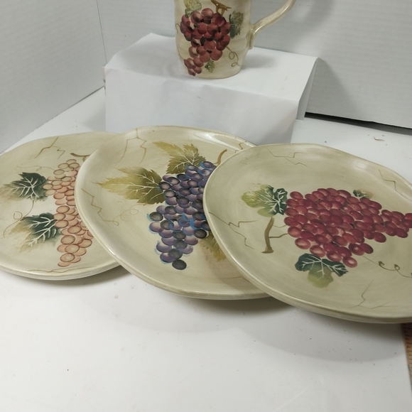 Accents | Tuscany Style Saladdessert Plates And Small Pitcher | Poshmark
